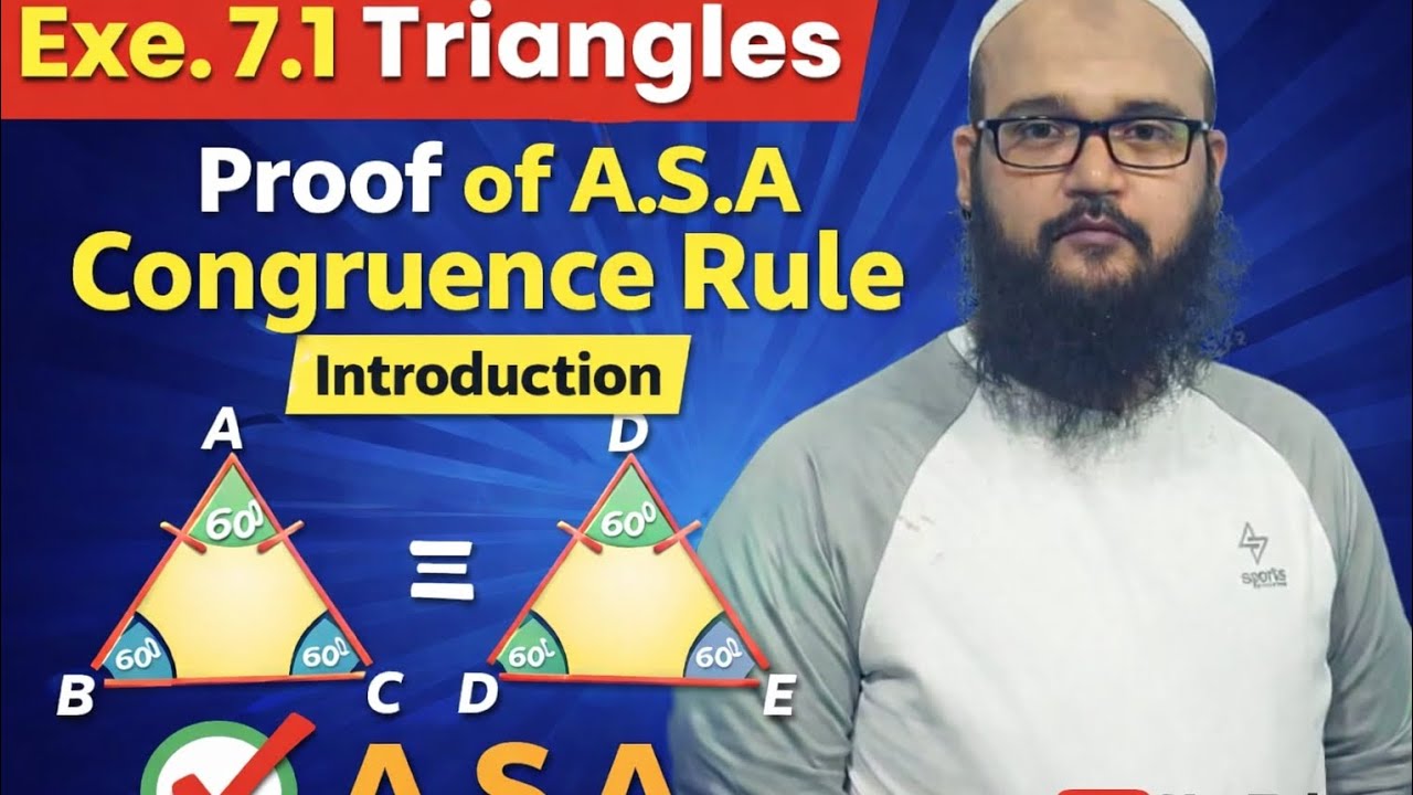 Introduction Exe.7.1 Triangles Class 9th maths Ncert with proof of A.S ...
