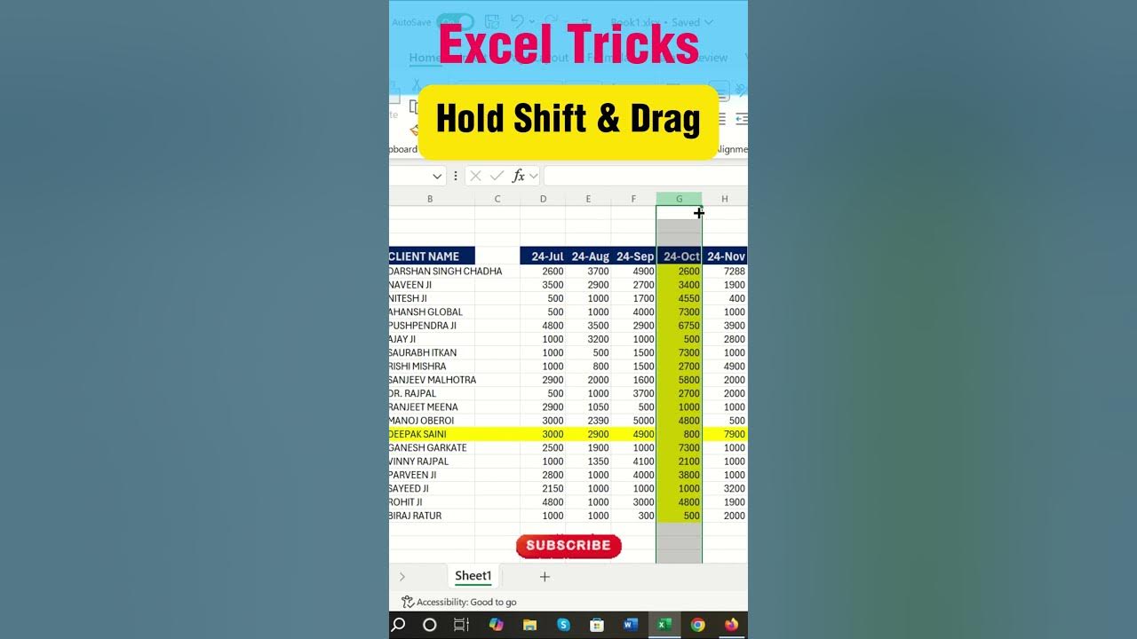 Most Useful Excel Time Saving Tricks - YouTube