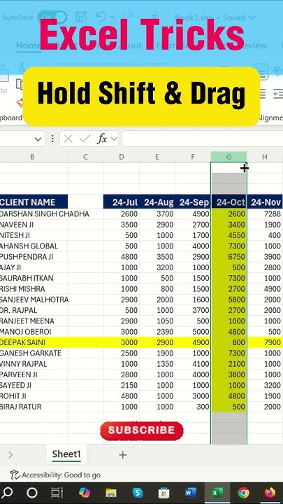 Most Useful Excel Time Saving Tricks - YouTube