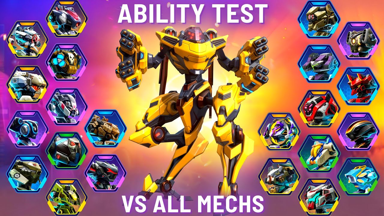 Lacewing Vs All Mechs Ability - Mech Arena - YouTube