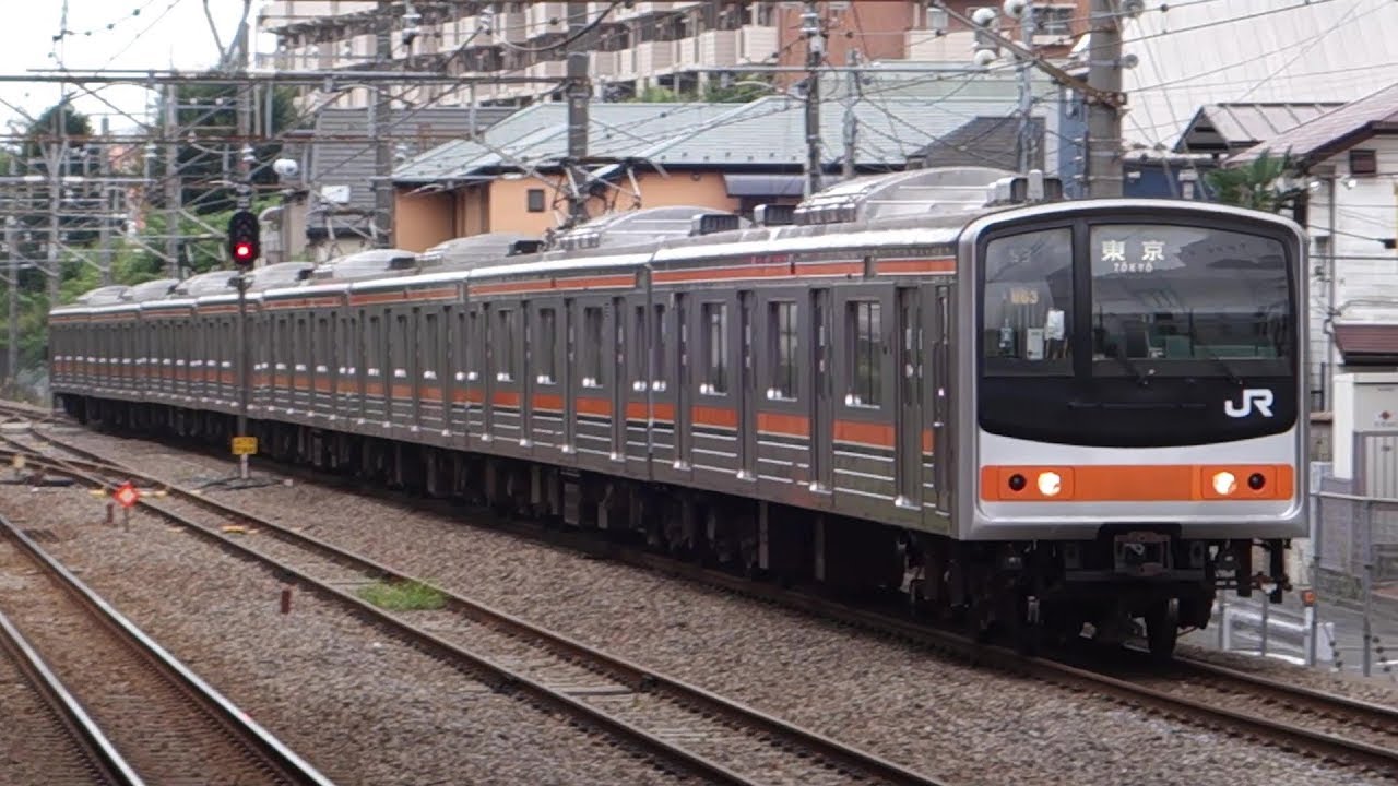 【FHD】JR武蔵野線 西国分寺駅にて(At Nishi-Kokubunji Station on the JR Musashino Line ...