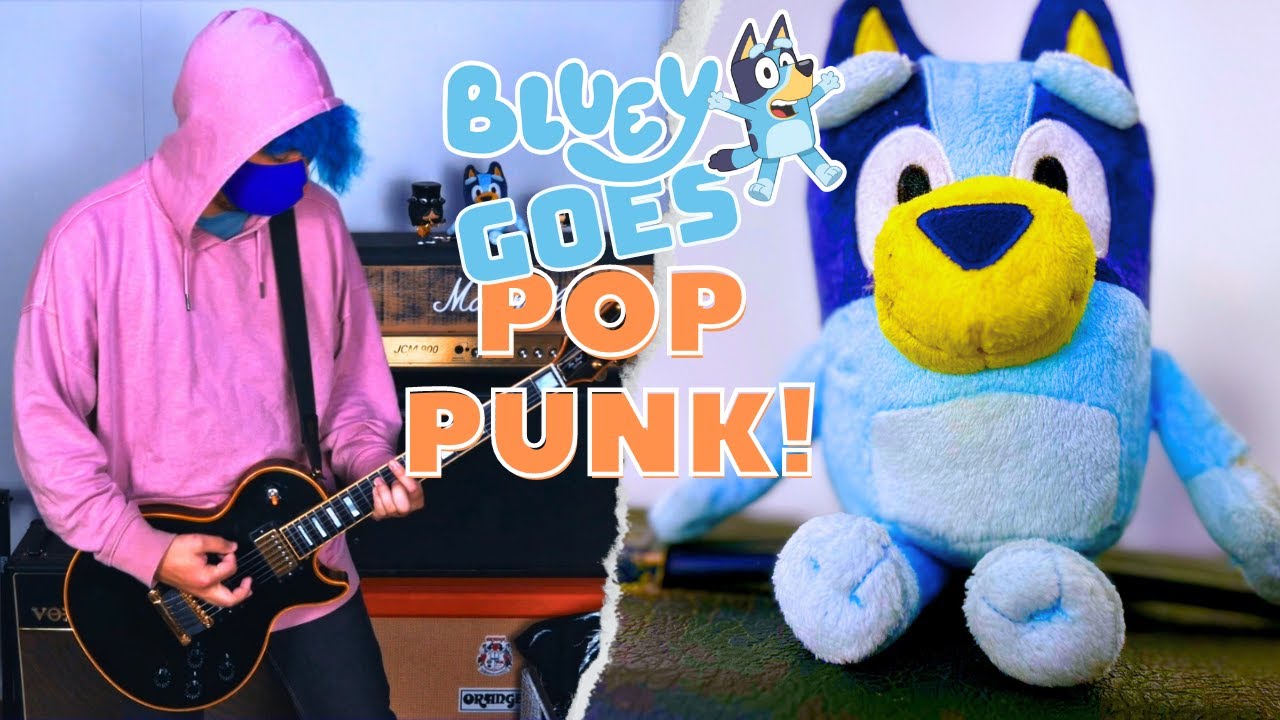 Bluey Goes Pop Punk! - Time to Shine (Music Video) - YouTube