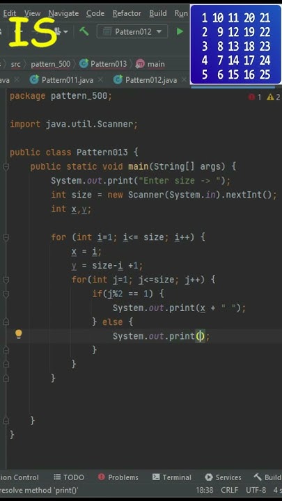 Java Pattern 13 500 Java Pattern Programs Shorts Java Javashorts Javacoding Youtube