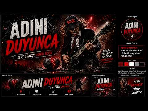 ADINI DUYUNCA | Sert Türkçe Hard Rock • Öfkeli Heavy Metal Aşk Şarkısı