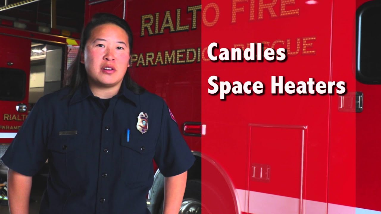 Holiday Safety w/Rialto Fire Dept - Fire Prevention - YouTube