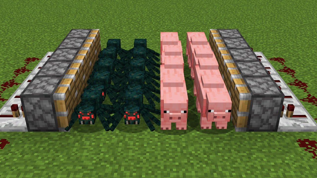 how to make spider pig in minecraft - YouTube