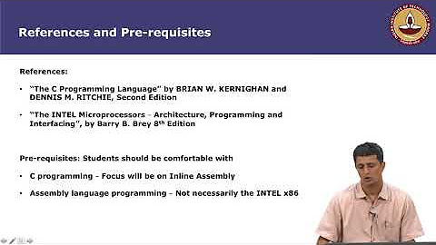 C Programming and Assembly Language - Janakiraman Viraraghavan | IIT ...