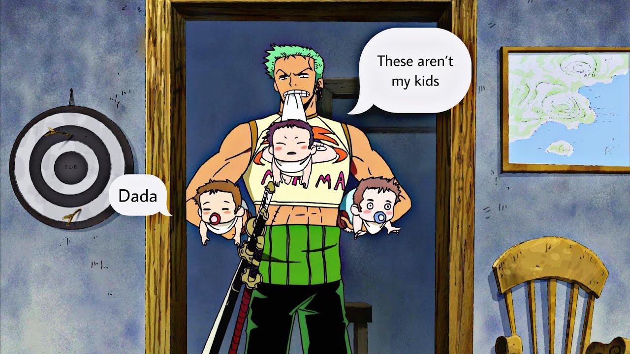 When Zoro became a babysitter! | One Piece Skit - YouTube