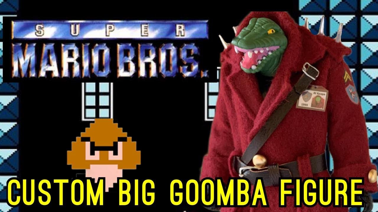 Super Mario Bros 1993 Custom Big Goomba Figure - YouTube