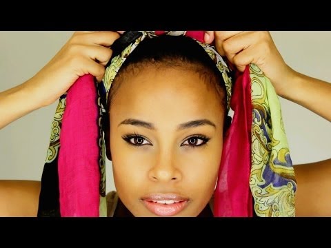 5 Different ways to tie Head Wrap/Turban
