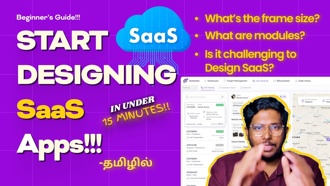 How to Design a SaaS App | Beginners Guide | UX UI Design | Tamil | Abishek | #uidesign - YouTube
