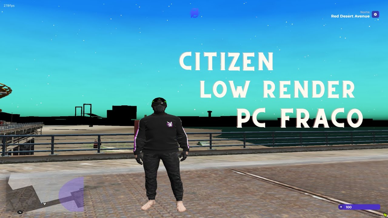 CITIZEN LOW RENDER PARA FIVEM SEM VEGETAÇAO - YouTube