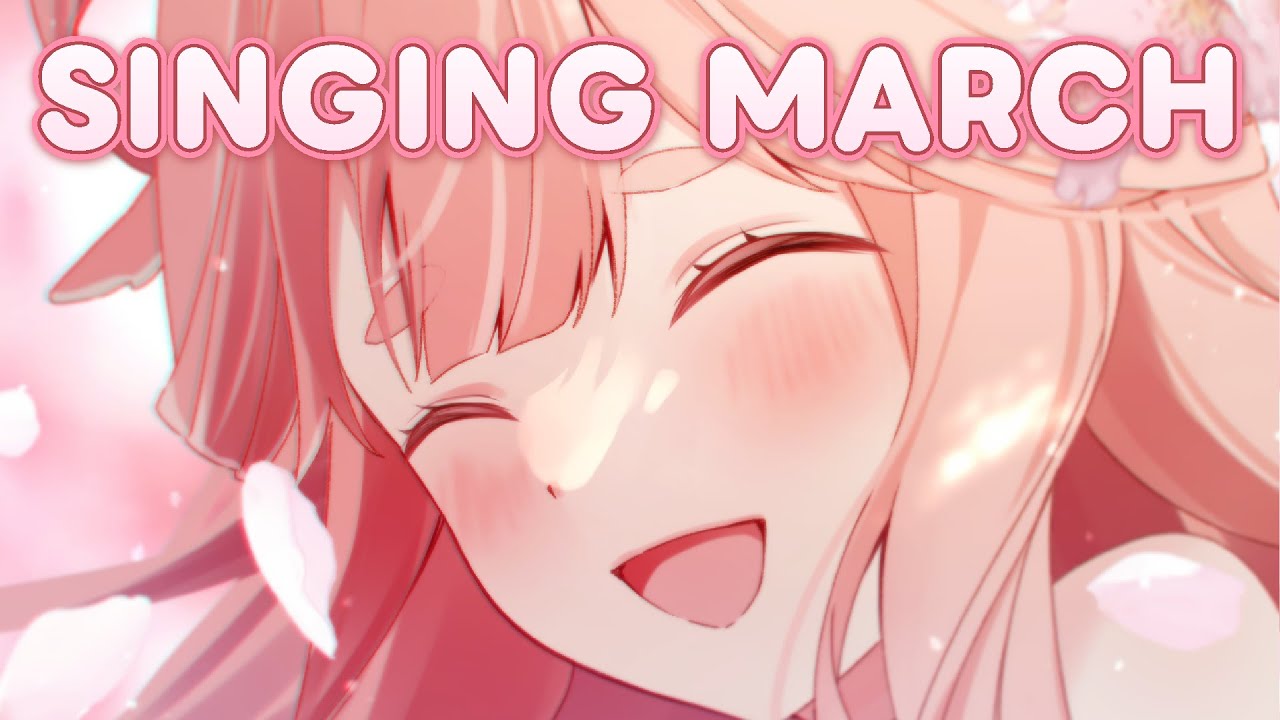 【KARAOKE】The Singing March Challenge! #歌枠 #karaoke - YouTube