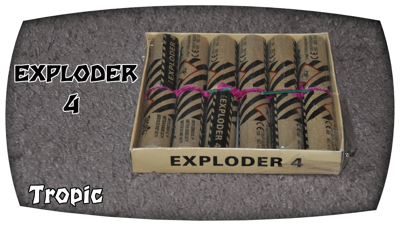 EXPLODER 4 von Tropic | Heftige P1 Böller mit Vorbrenner | Pyrofreakk ...