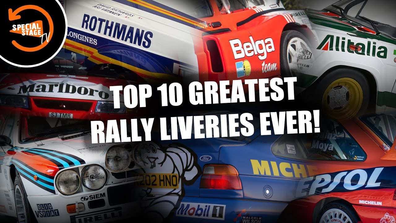 The Top 10 Greatest Rally Liveries Ever! Pure Sound with Original ...