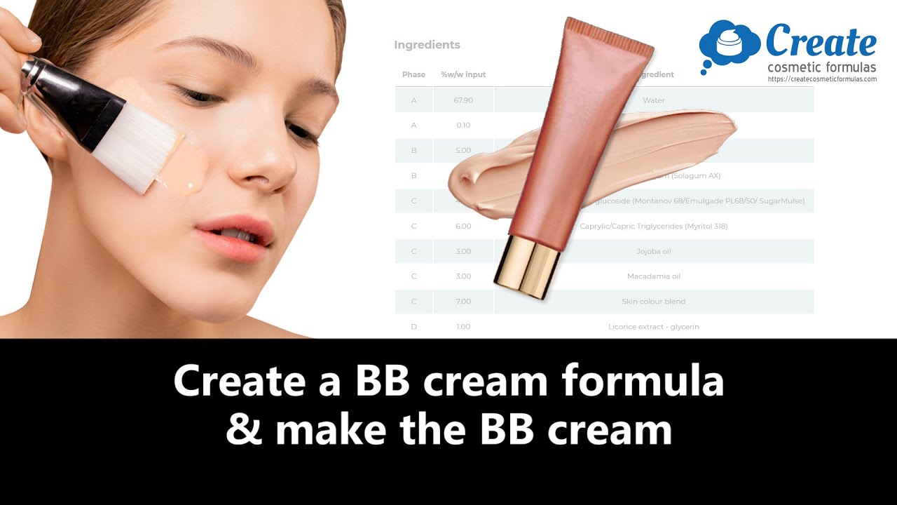 How to make a BB cream and formula - YouTube