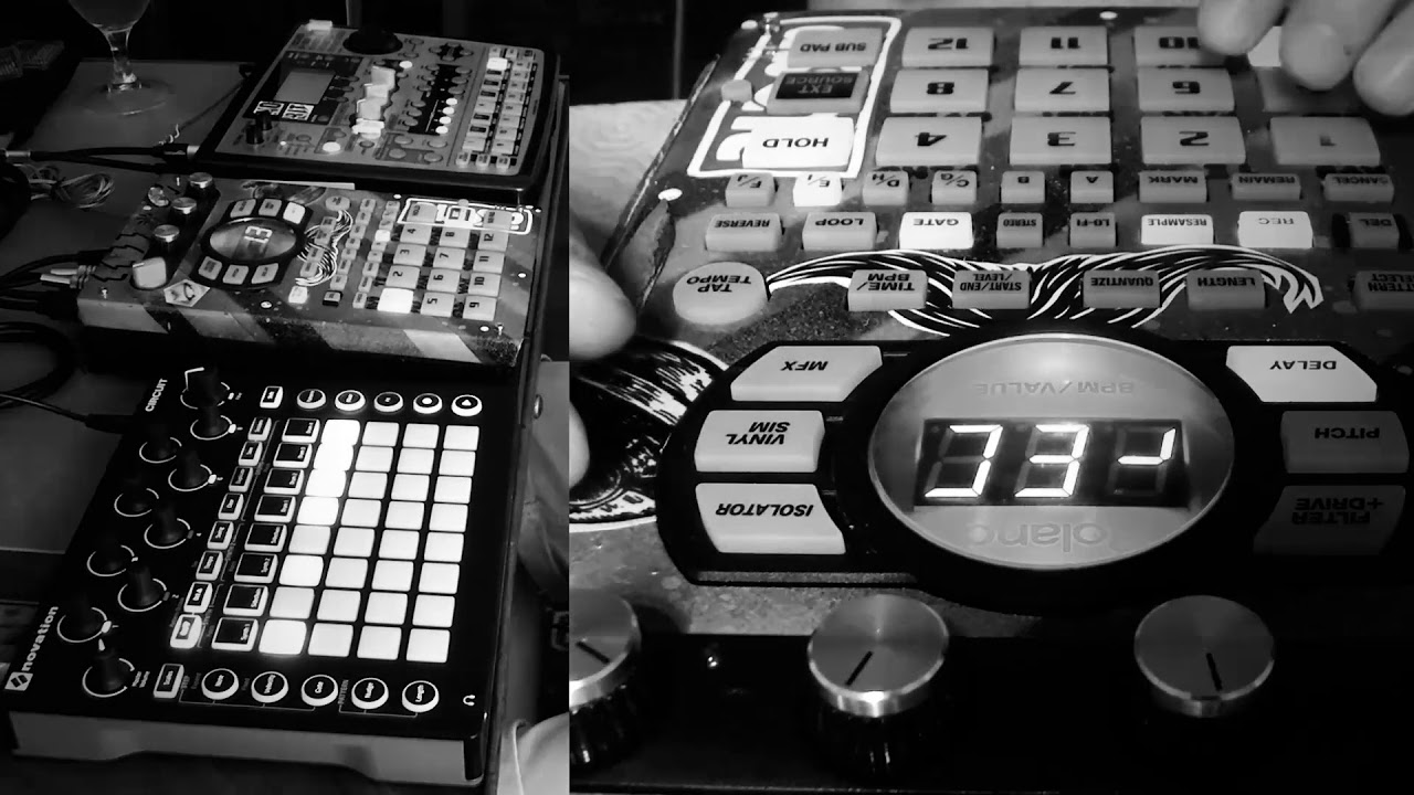 Dawless beat with Novation Circuit, SP404 and SP505 - YouTube