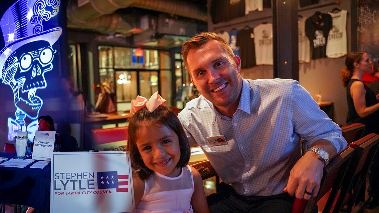 Stephen Lytle campaign reception at Zydeco - YouTube