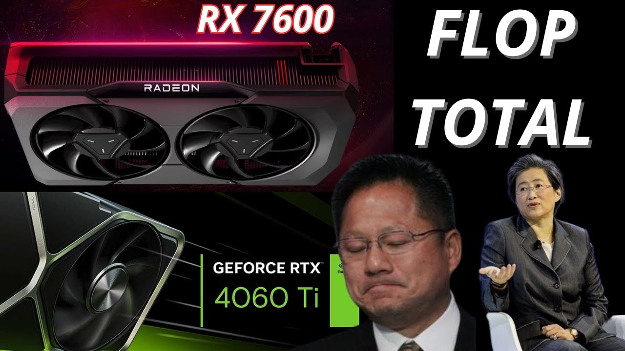 RTX 4060 TI et RX 7600 Flop TOTAL ( Les ventes sont décevantes ) - YouTube