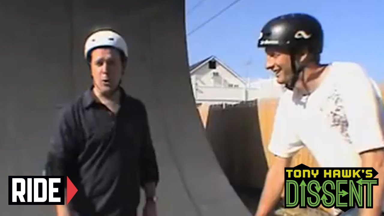 Tony Hawk Meets Ed Helms from TV's "The Office" - Dissent - YouTube