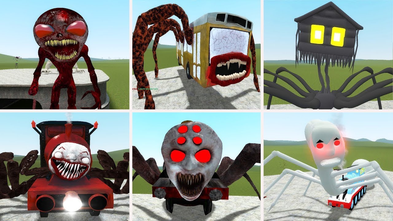 PLAYING AS HOUSE HEAD TEAM VS ALL TRAIN MONSTERS in Garry's Mod! - YouTube