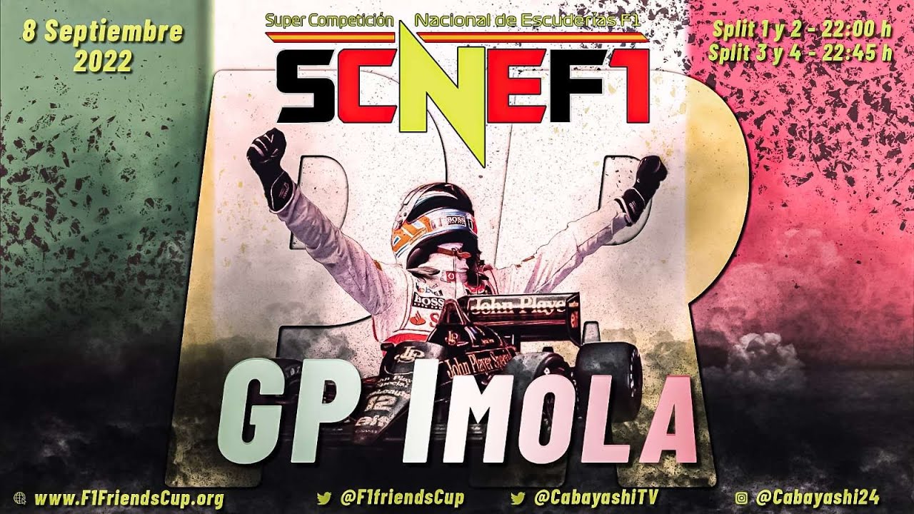 SCNEF1 T15 - PRUEBA DE RENDIMIENTO - GP IMOLA - SPLITS 2 Y 4 - YouTube