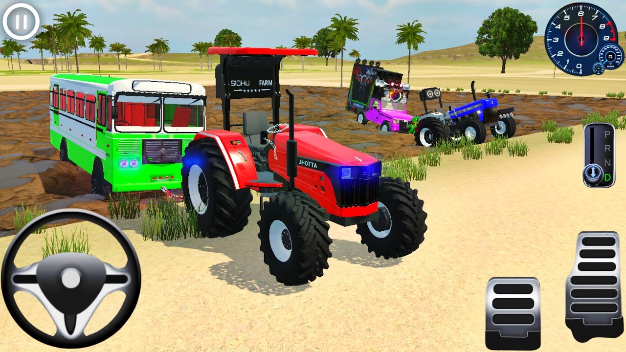 Tourist Coach Bus & Balero DJ Stuck In Sea Pull Out By Tractor In Game ...