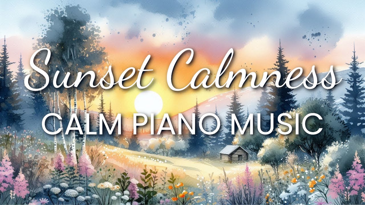 Calm Piano Music for Relax, Stress Relief or Focus. Background ...