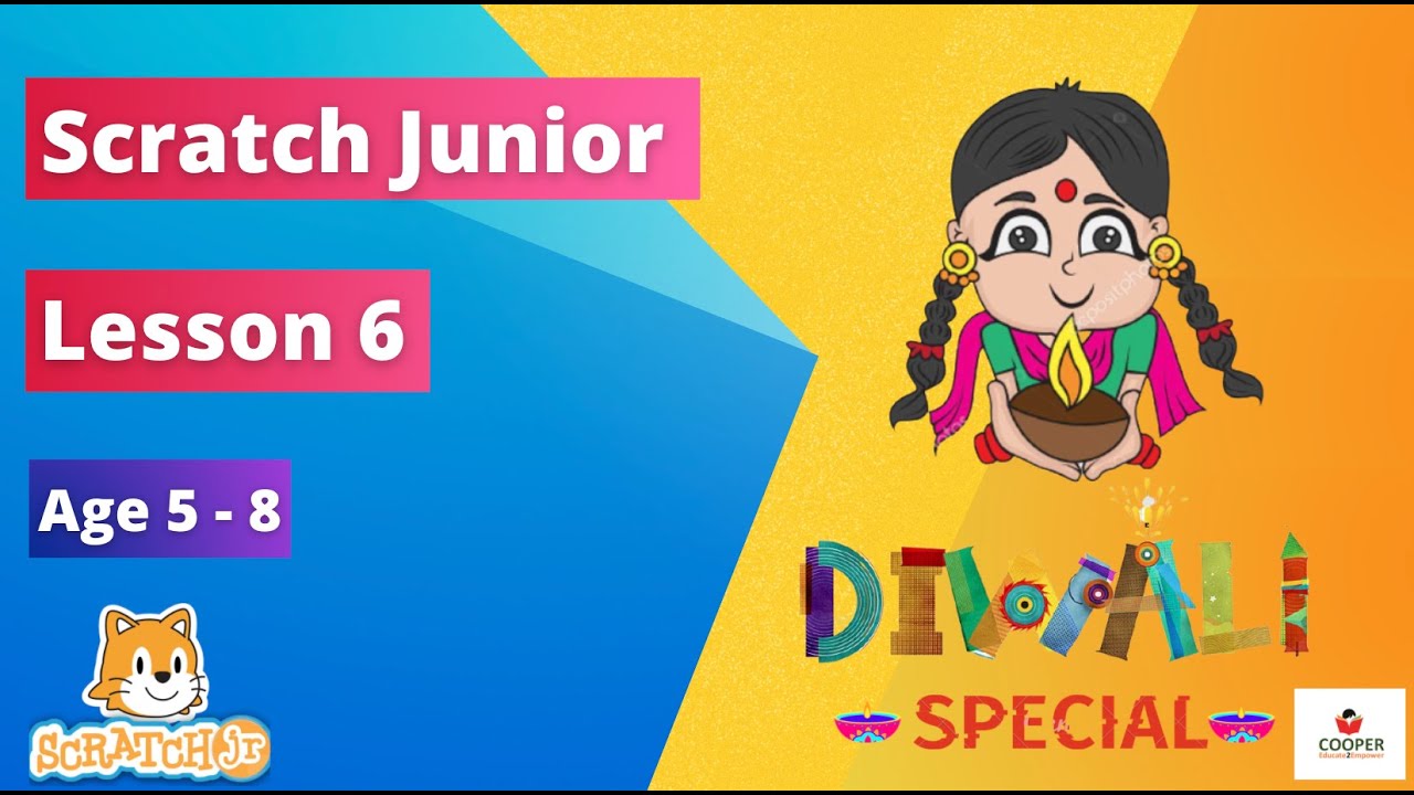 Scratch Junior Lesson 6: Diwali Celebrations (Fireworks Project) - YouTube