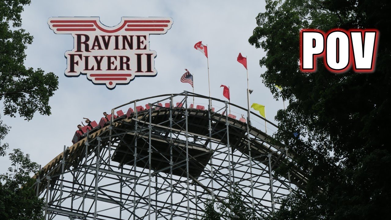 Ravine Flyer II POVs, Waldameer Gravity Group Wood Coaster | Non ...