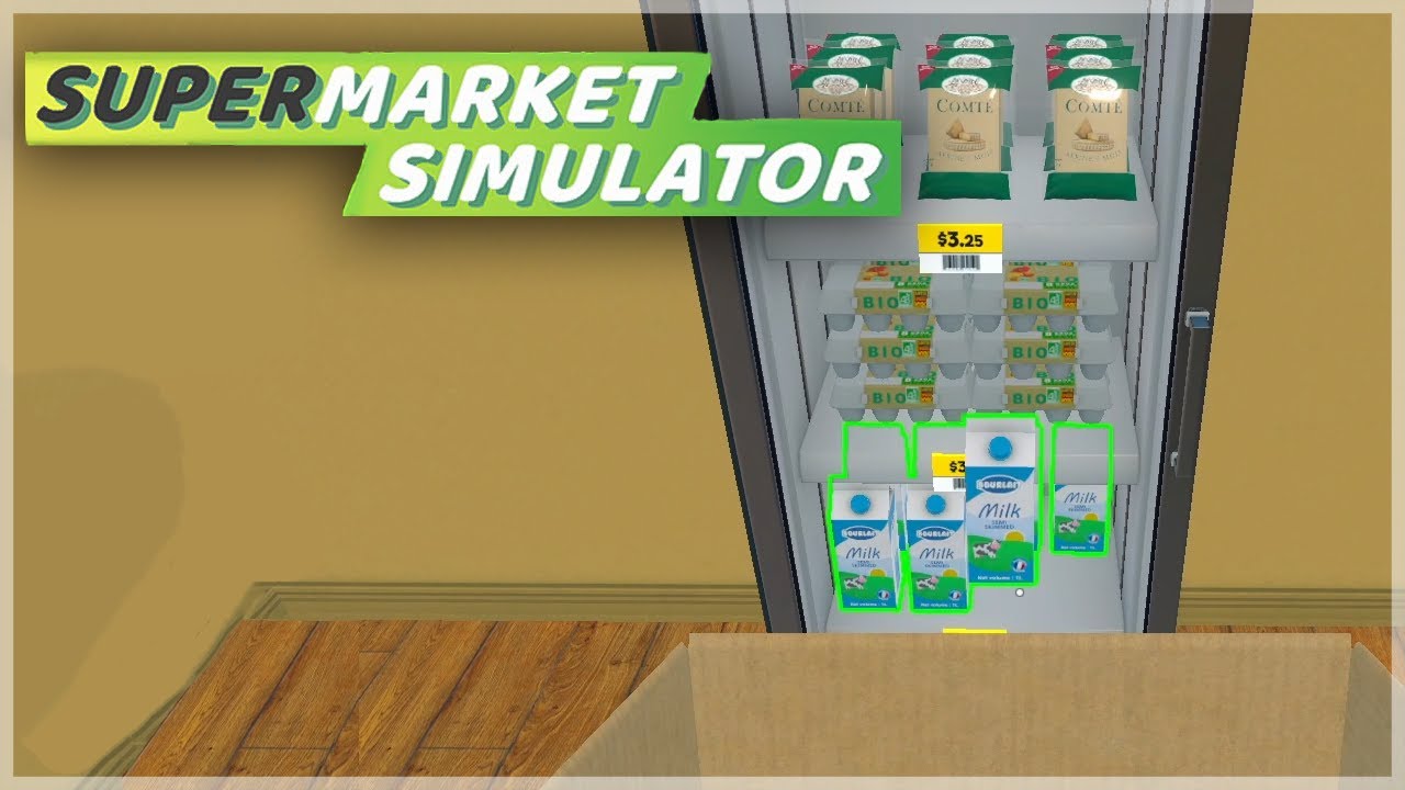 Getting A Fridge For Our Eggs, Milk And Cheese | Supermarket Simulator ...