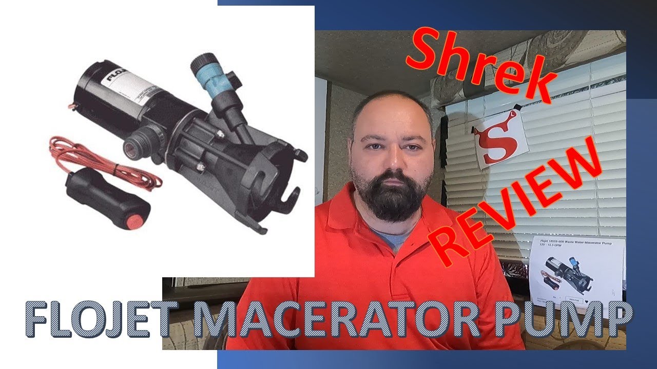 Review Flojet 18555 Portable Waste Water Macerator Pump - YouTube