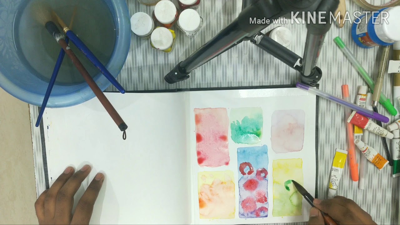 MY ART PORTFOLIO FOR NIFT/NID sample watercolour demonstration. - YouTube