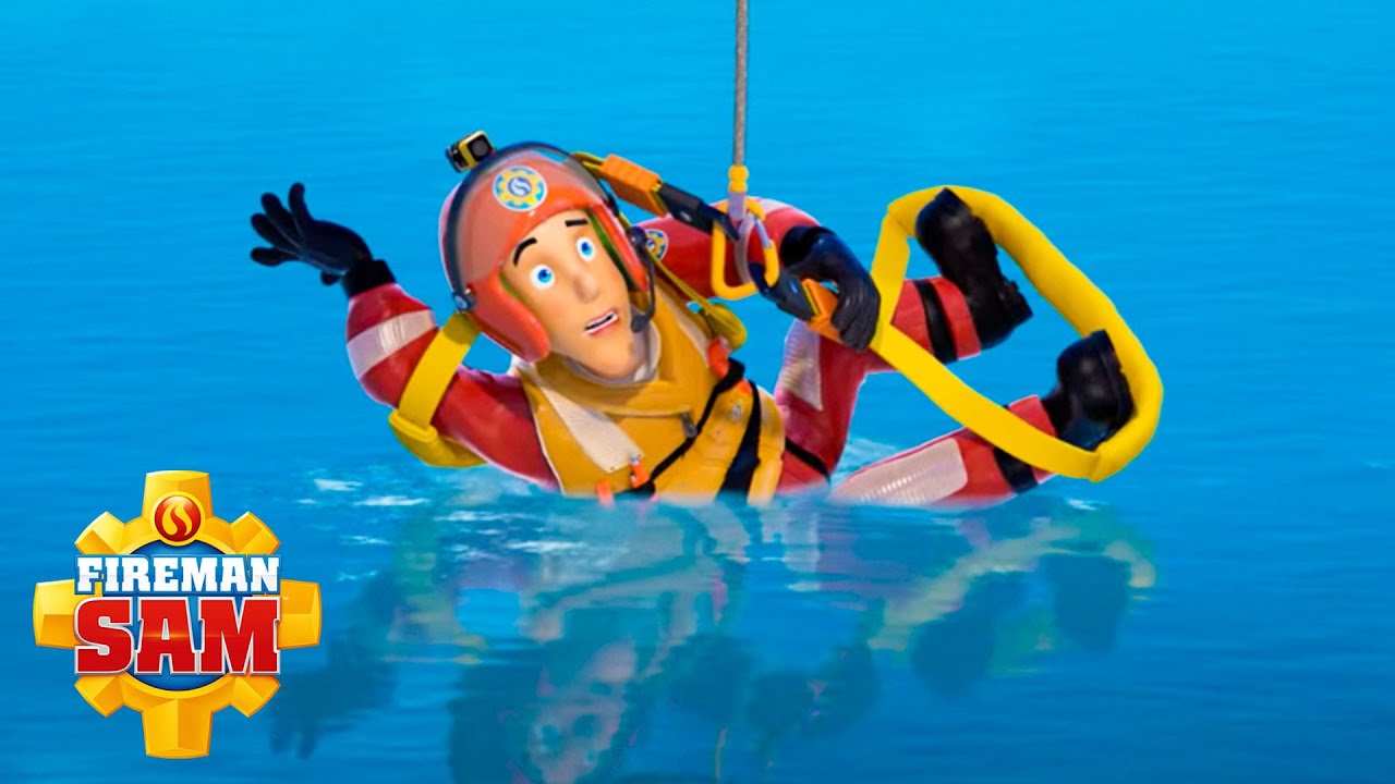 Elvis Is Stuck Underwater! 😱 | Fireman Sam Official 1 hour compilation ...