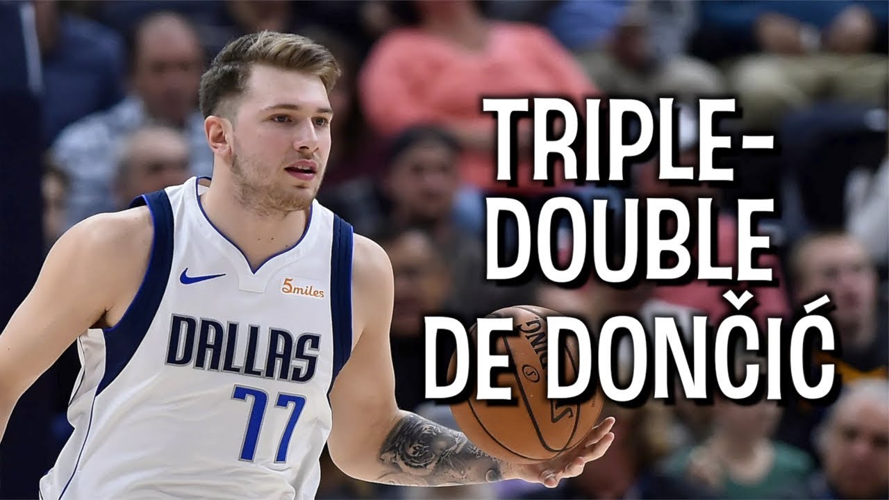 O primeiro TRIPLE-DOUBLE de LUKA DONČIĆ na NBA! - YouTube