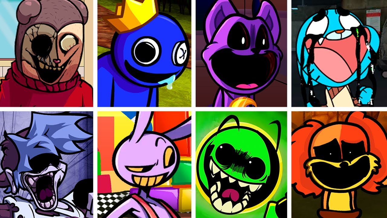 Friends To Your End But Everyone Sings It 🎤 (FNF Different Characters ...