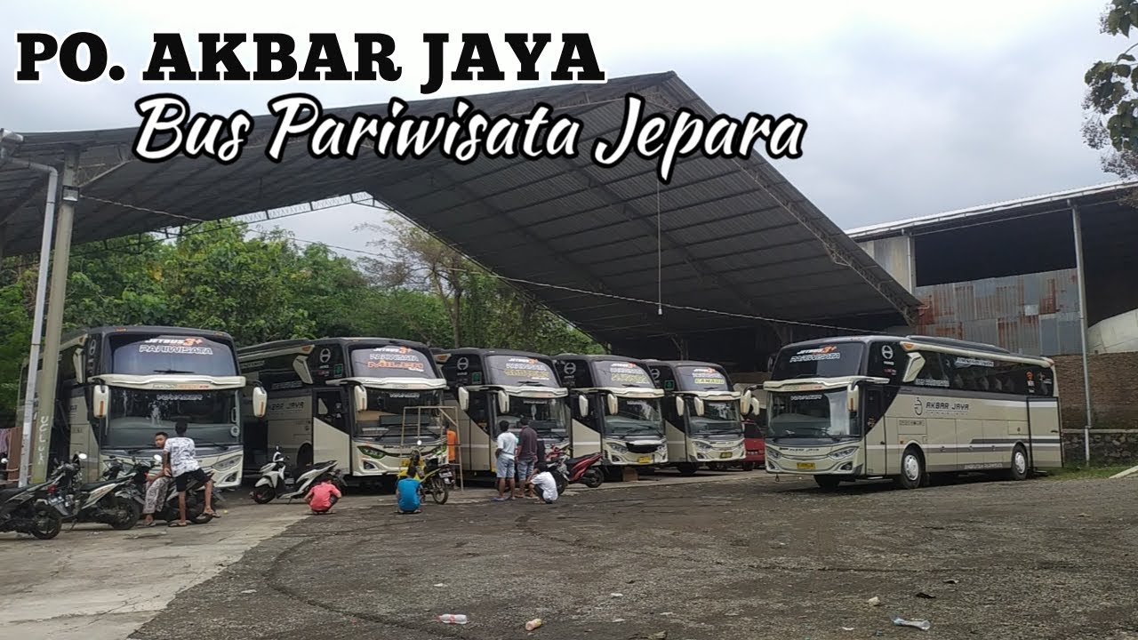 Garasi Po. AKBAR JAYA || Bus-bus mbois poll - YouTube