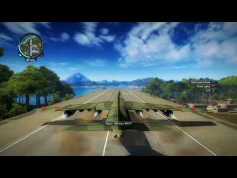 Just Cause 2 - (Where to Find) Largest Plane in the Game Location - YouTube