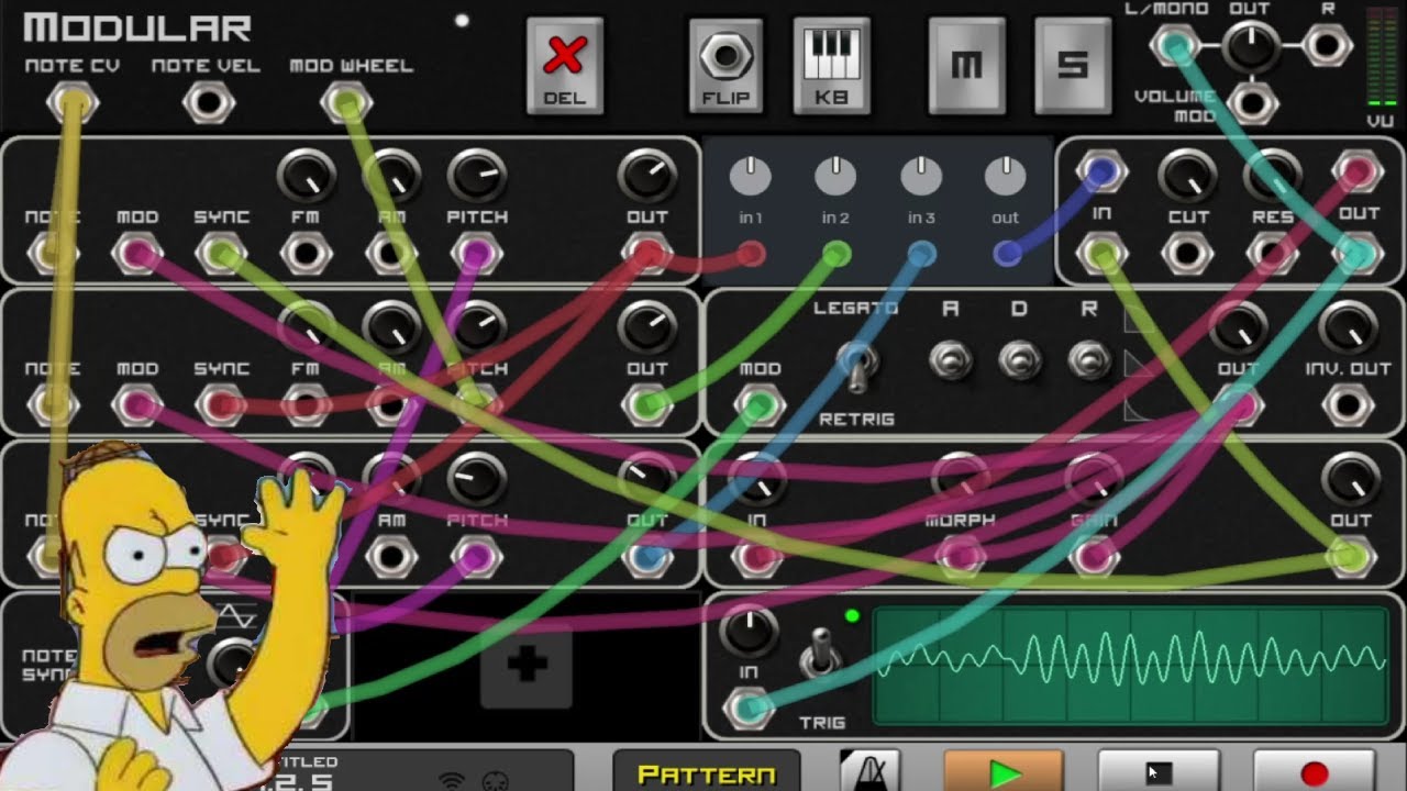 Lets create the GAMBLOR patch with the modular in Caustic 3 - YouTube