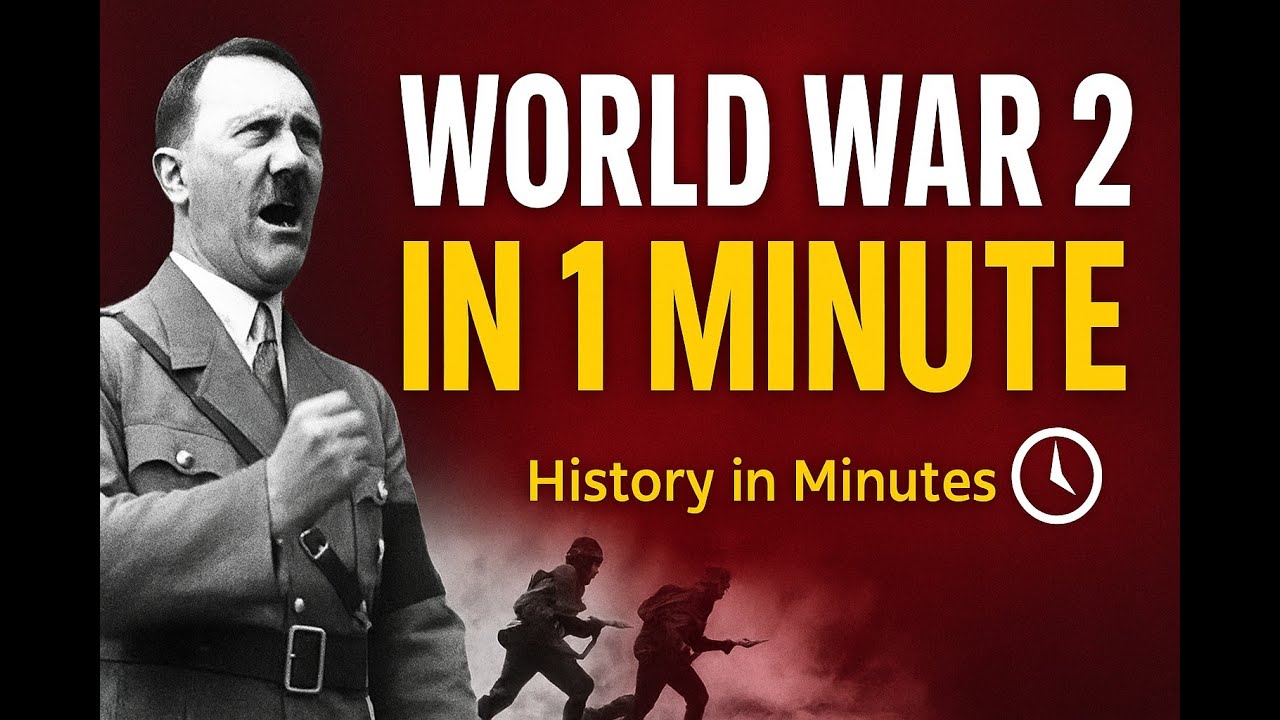 World War 2 Explained in 1 Minute | Complete WW2 Documentary | History ...