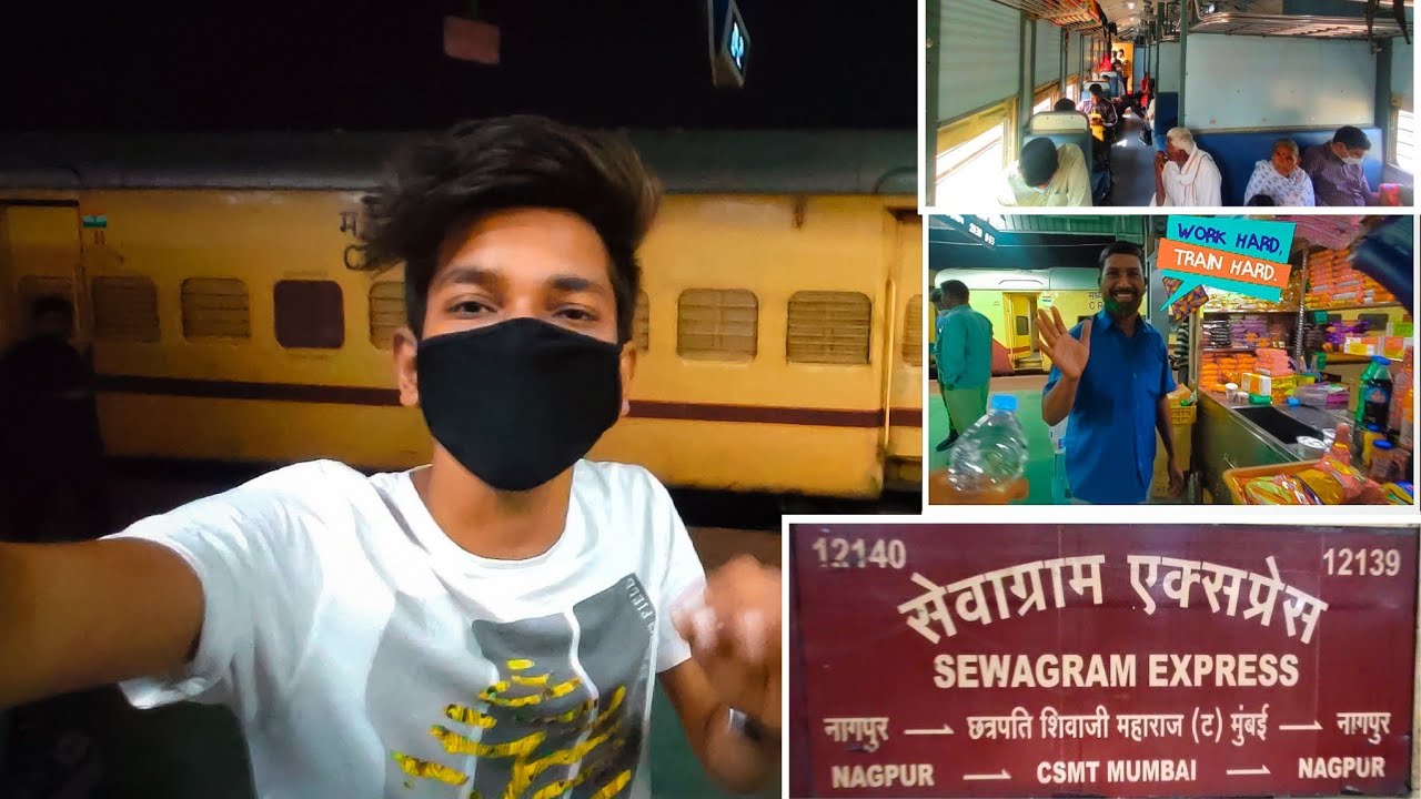 Journey in General Coach(second sitting) of Sewagram Express train ...