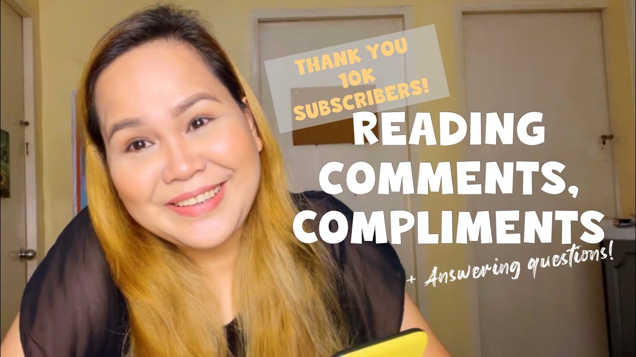 Reading Comments, Compliments + Answering Questions | Nhel Plummer ...