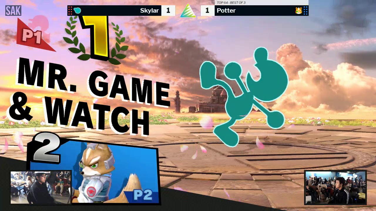 Ascension II Winners Top 64 - Skylar (Game&Watch) vs Potter (Fox) - YouTube