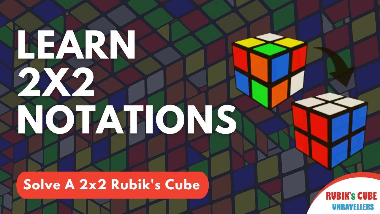 Learn Notations - How To Solve A 2x2 Rubik's Cube easily - YouTube