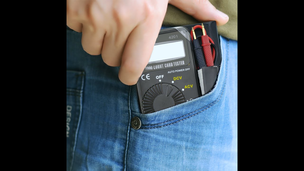 4201 mini multimeter - YouTube