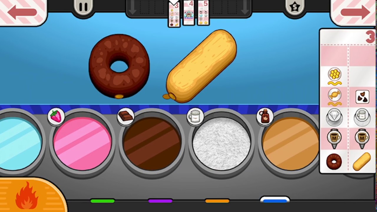 Papas Donuteria unlocking all maple mornings toppings - YouTube