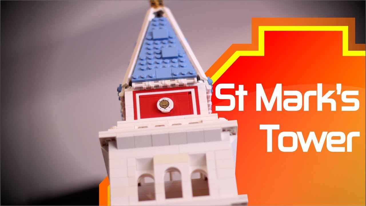 MOC of St. Mark's Bell Tower - Venice, Italy - LEGO Time Lapse - YouTube