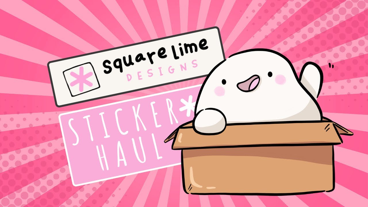 Sticker Haul // Square Lime Designs....these stickers are adorable 🥰 ...