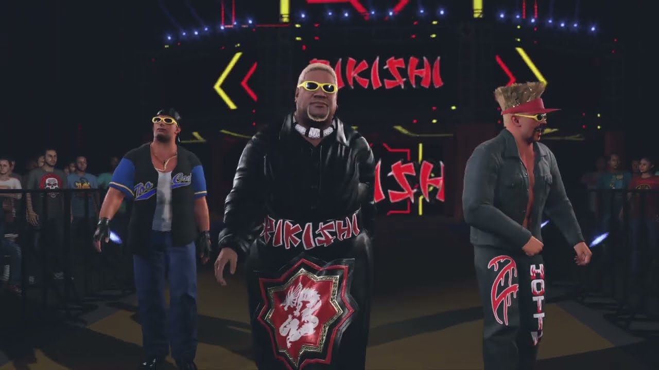 WWE 2K23 PS5 Game Play | New Days VS Too Cool (Rikishi, Grand Master ...