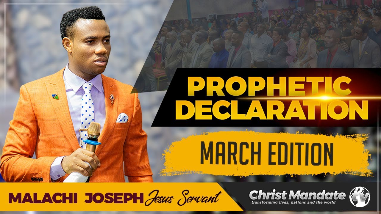 WATCH JESUS' SERVANT MALACHI JOSEPH'S PROPHETIC DECLARATION FOR THE ...